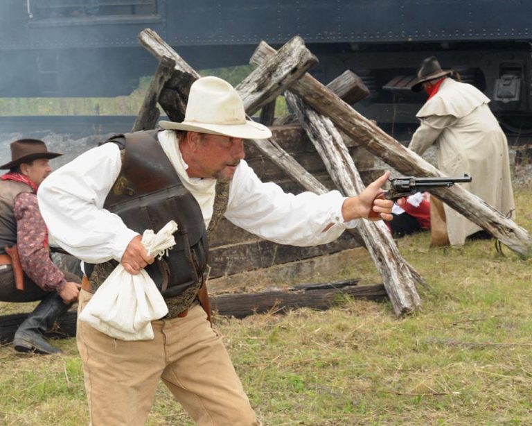 Train Robbery in the Old West - Civilized Fashion