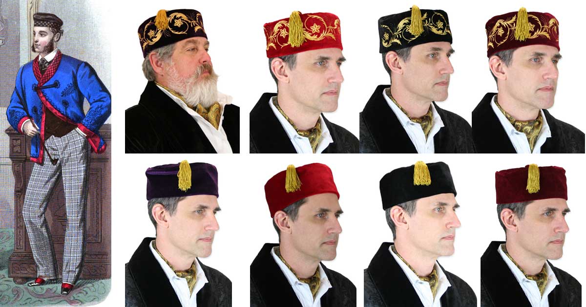 Featured Products: Vintage Smoking Caps - Civilized Fashion