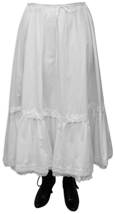 Classic Cotton Petticoat - White