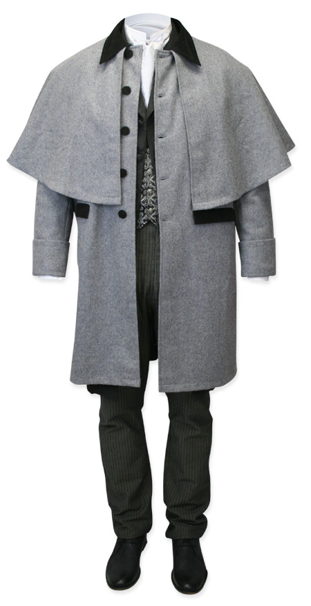 Coburn Great Coat - Gray Wool