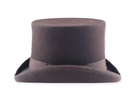 Deluxe John Bull Top Hat - Brown