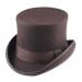 Deluxe John Bull Top Hat - Brown