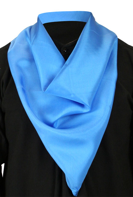 Premium Silk Neckerchief - Blue