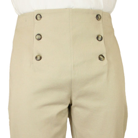 Regency Fall Front Trousers - Sand