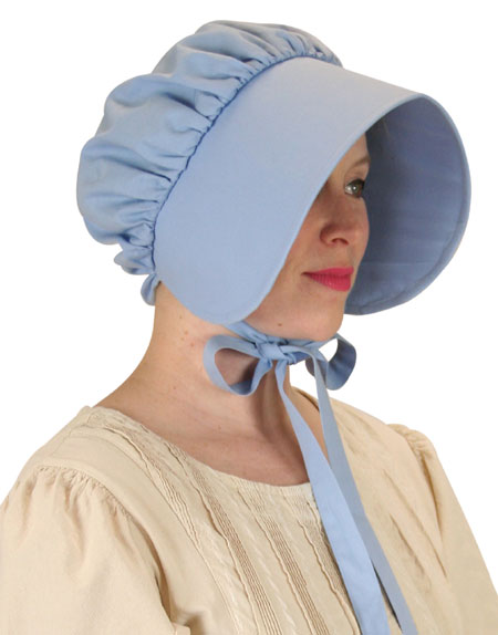 Cotton Bonnet - Light Blue