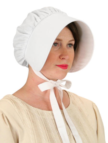 Cotton Bonnet - White