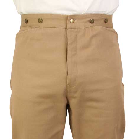 Foster Canvas Trousers - Tan