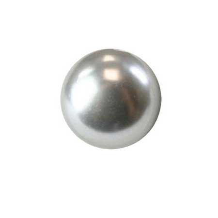 Large Pearl Tie Tack - Silver