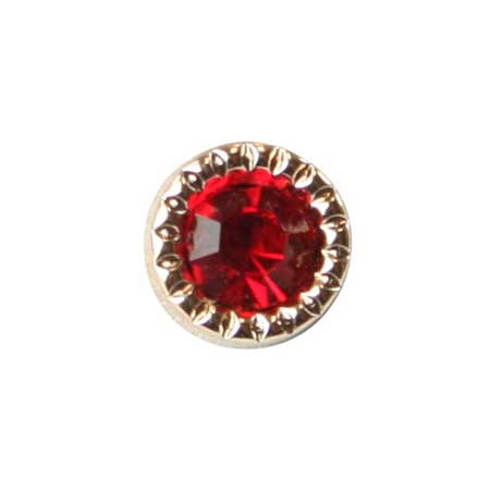 Deco Tie Tack - Ruby
