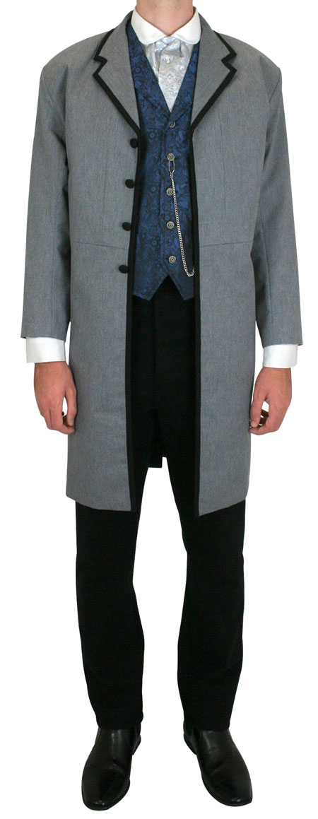 Callahan Frock Coat - Steel Gray