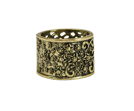 Reversible Scarf Ring - Bronze