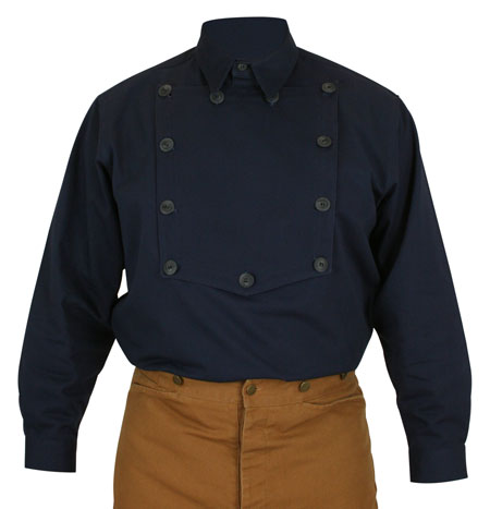 Plano Bib Shirt - Navy Blue