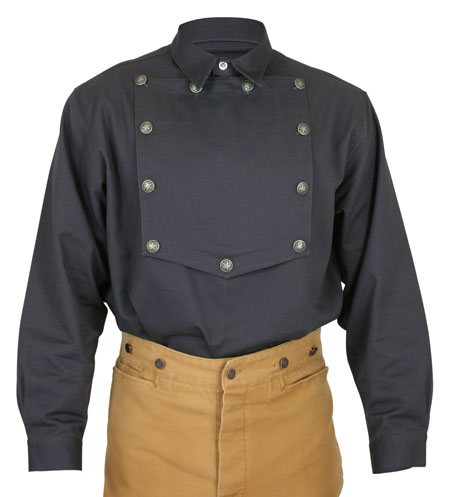 Longview Bib Shirt - Charcoal