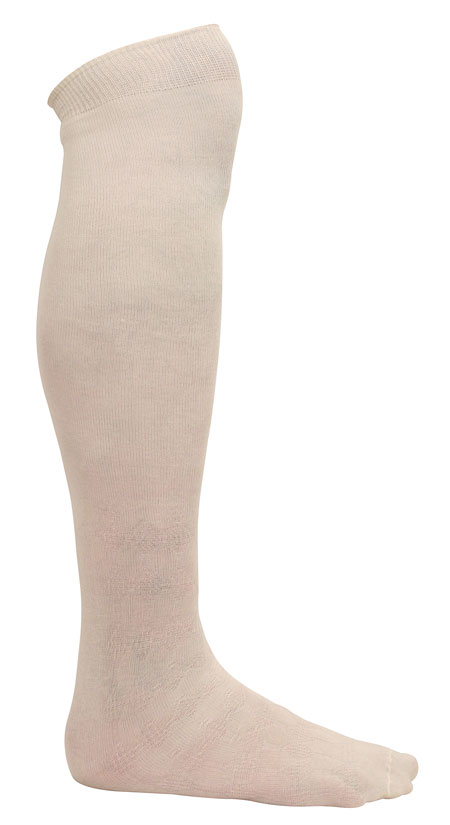 Long Socks - Cream Silk