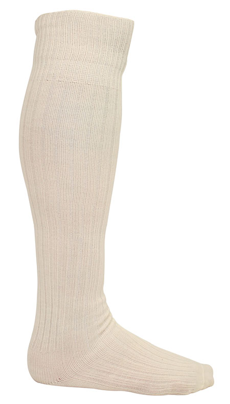 Long Socks - Cream Wool